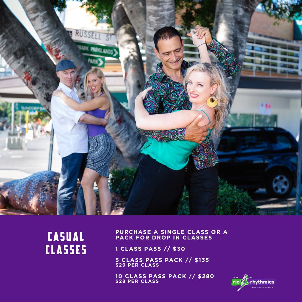 Casual Class Passes – Rio Rhythmics Latin Dance Academy
